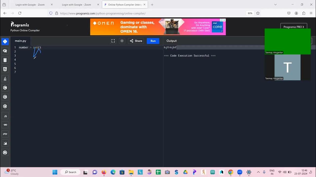 Python introduction taking input and giving output... - YouTube