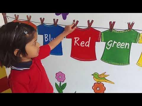 learning the names of colours the fun way - YouTube