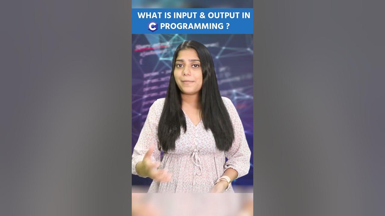 What Is Input & Output In C Programming Lanaguage? #shorts #oding #clanguage - YouTube