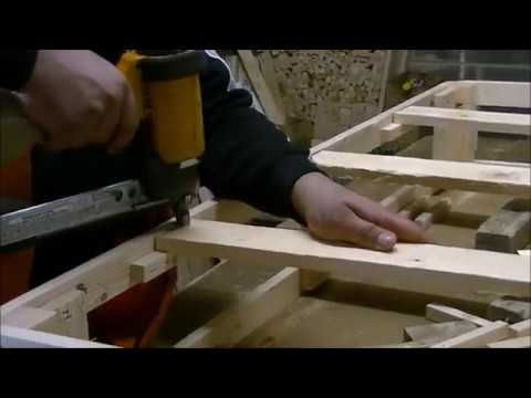 Divan Base Stapling - YouTube