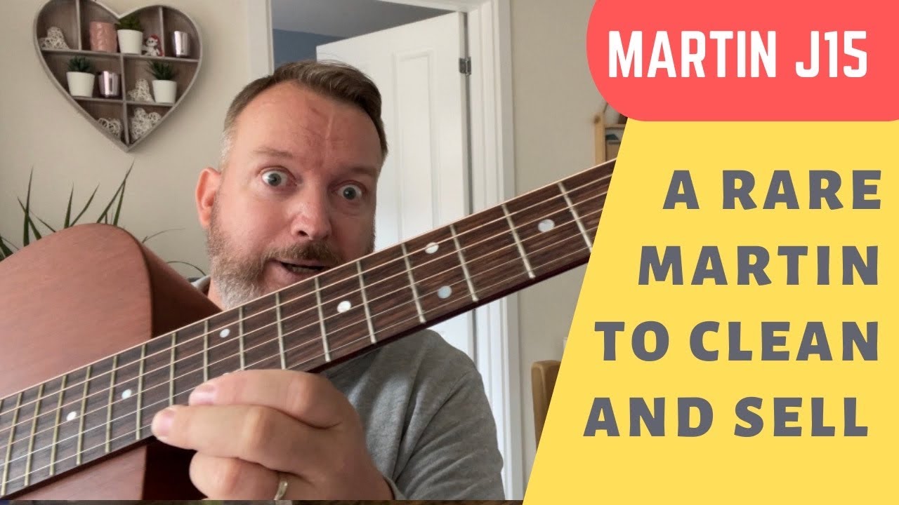 Servicing a rare Martin J15 acoustic guitar - YouTube