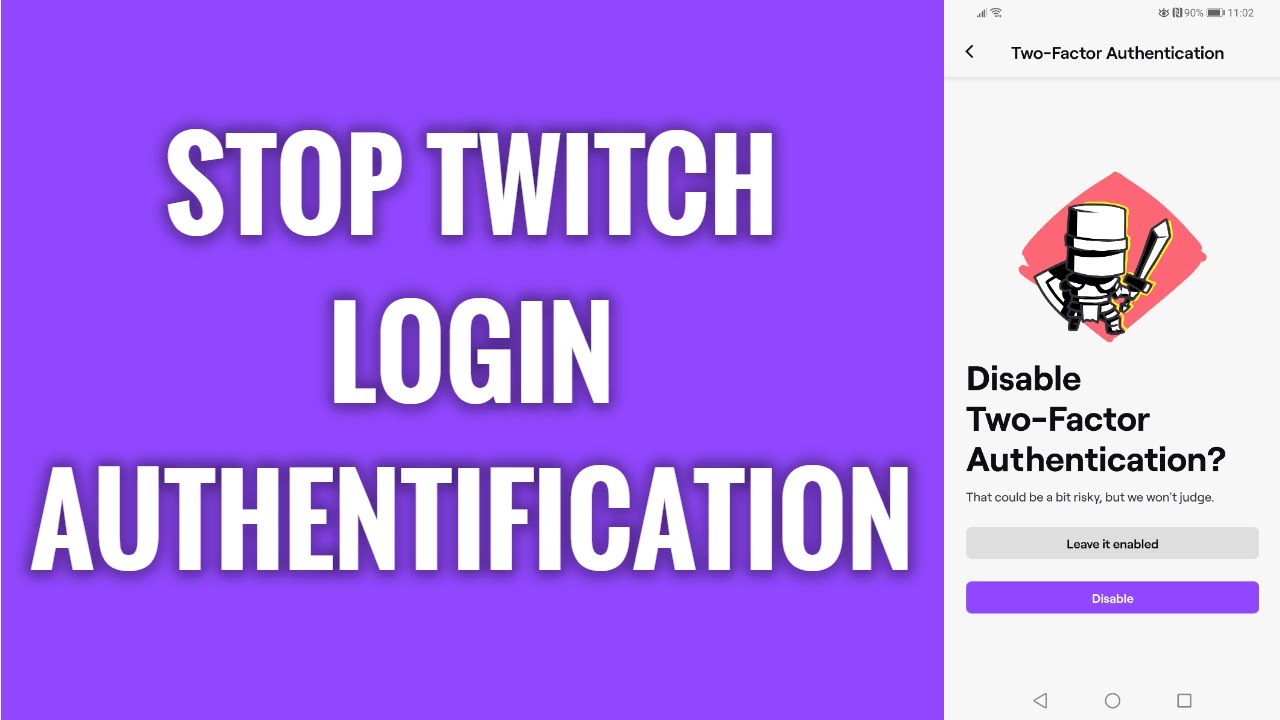 How To Stop Twitch App Login Authentification - YouTube