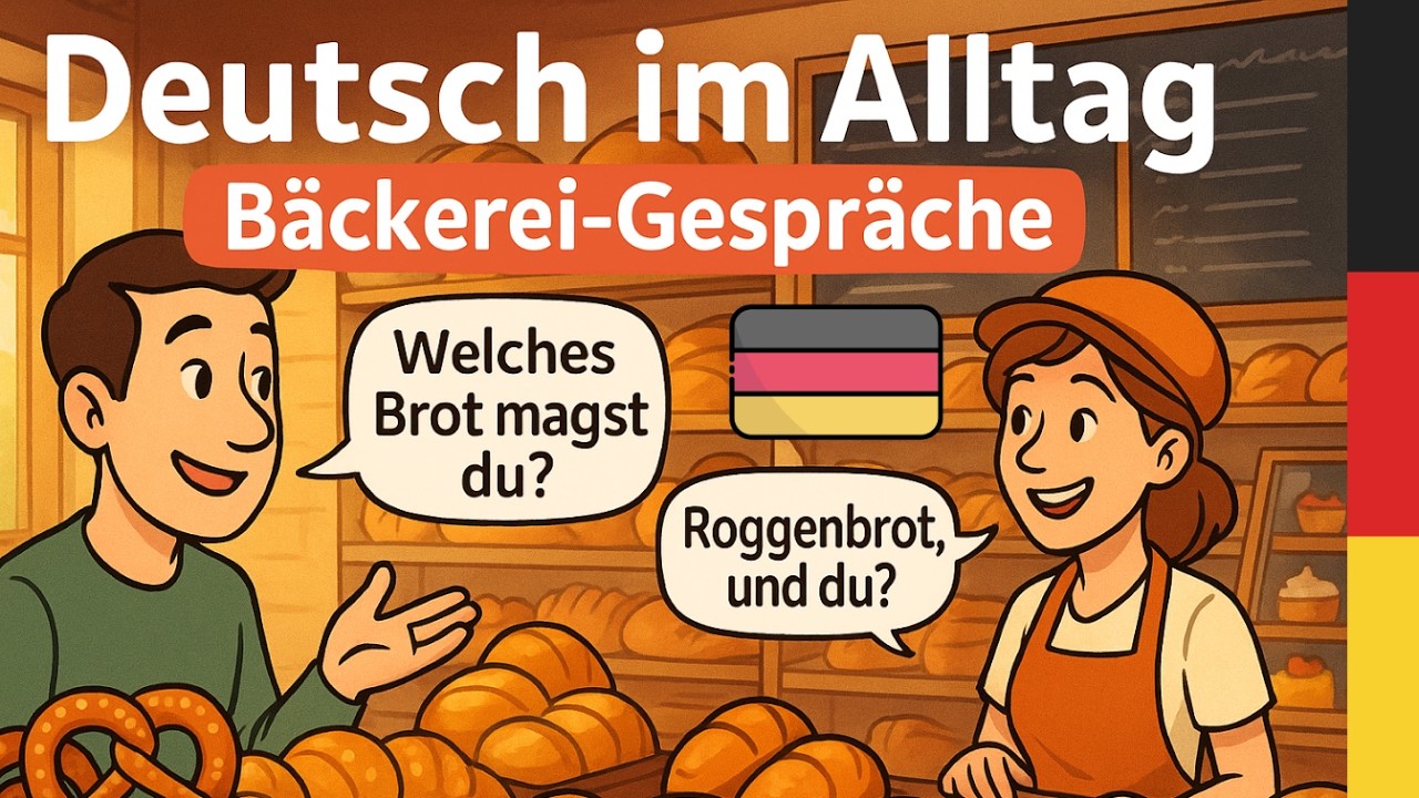 Learn German | German Podcast | Ep 04: Deutsch lernen in der Bäckerei ...