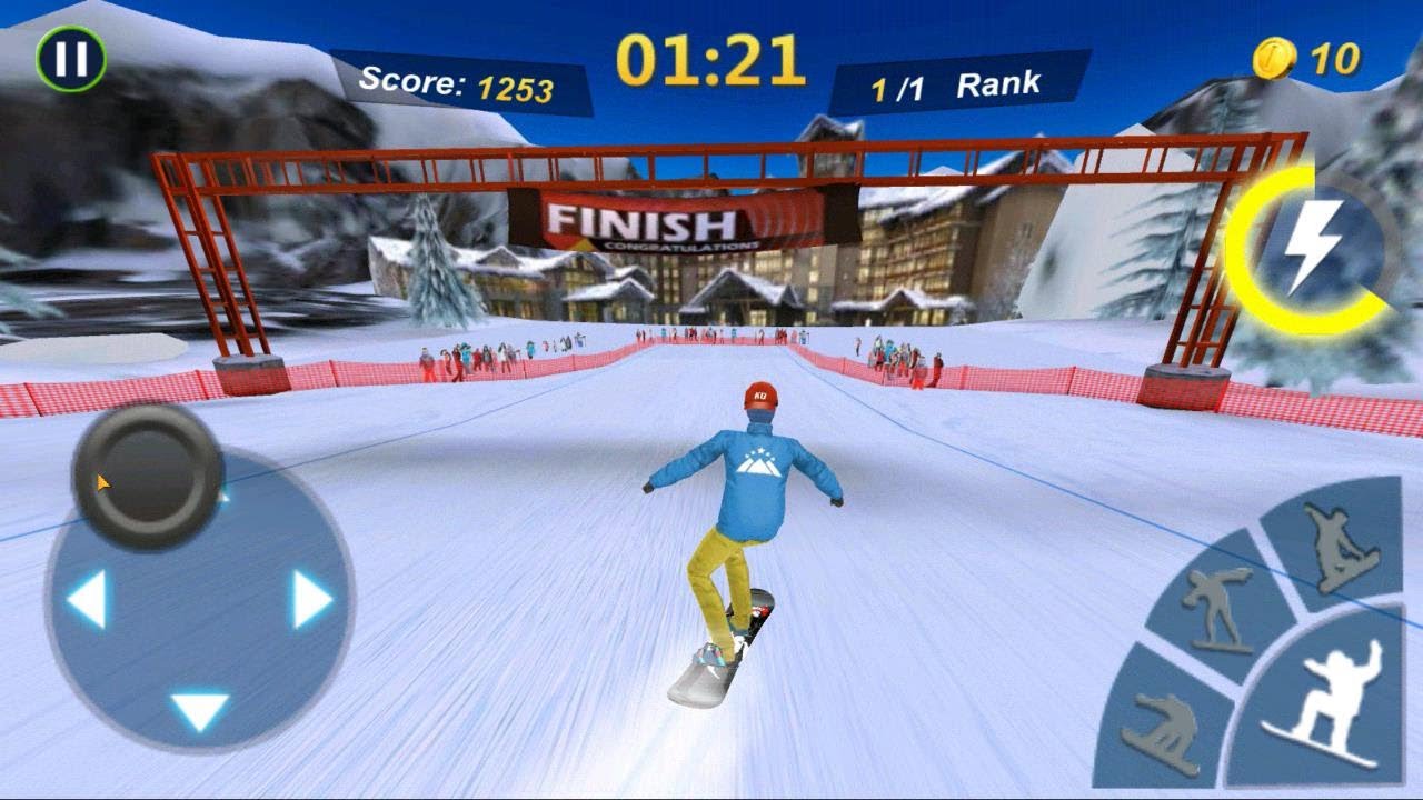 Snowboard Master 3D extreme sports snowboarding game #9 - YouTube