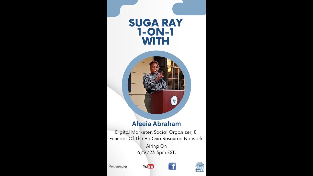 Aleeia Abraham on The Suga Ray Show (Full Interview) - YouTube