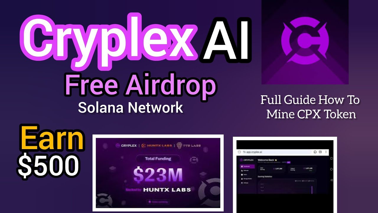 Cryplex Ai Airdrop $CPX Token Confirmed Airdrop Cryplex New Depin ...