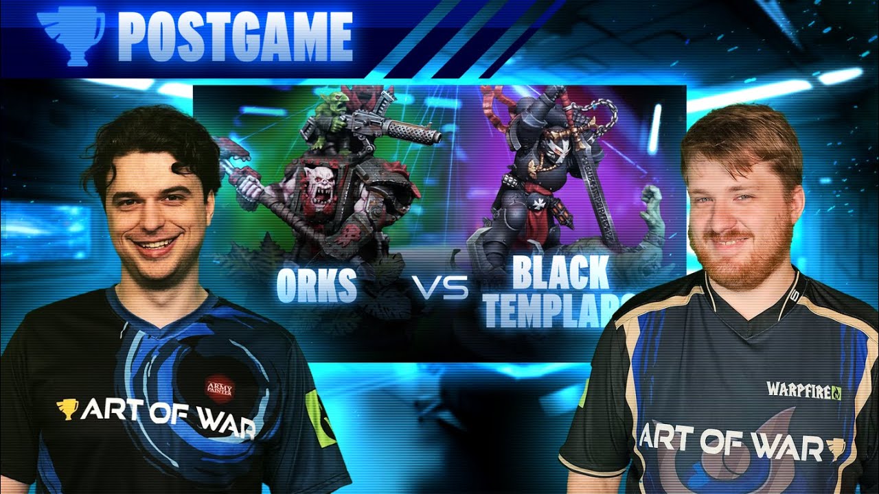 Black Templars vs Orks Postgame Analysis - YouTube