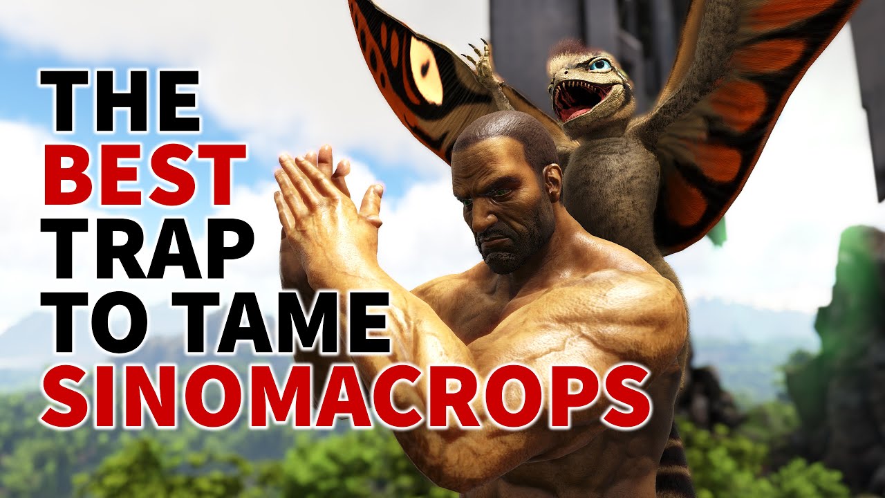 The Best Trap To Tame Sinomacrops - ARK: Survival Evolved - YouTube