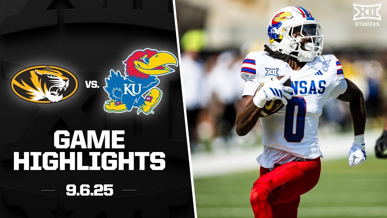 Kansas vs. Missouri Game Highlights | 2025 Big 12 Football - YouTube