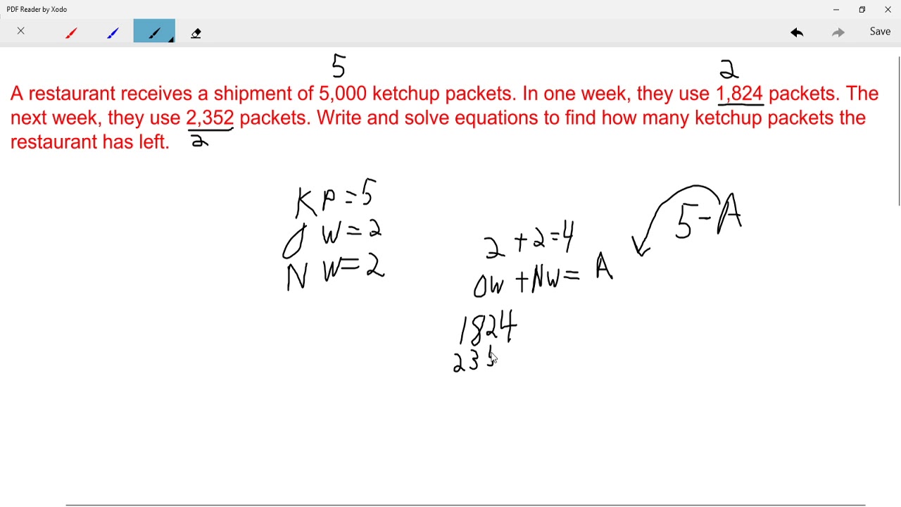 4th Grade Math: Helpful Suggestion to Simplify Word Problems - YouTube