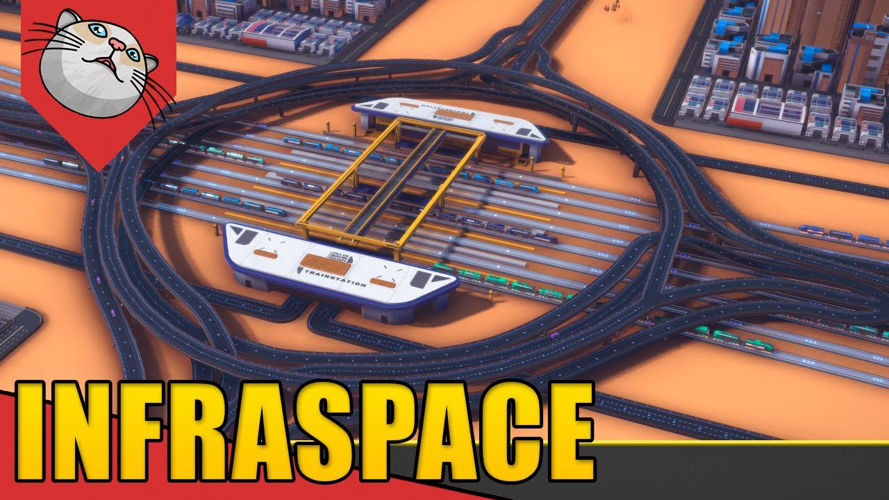 SKYLINES Segundo uma Visão INDUSTRIAL em Planeta Alienígena - InfraSpace [Gameplay PT-BR] - YouTube