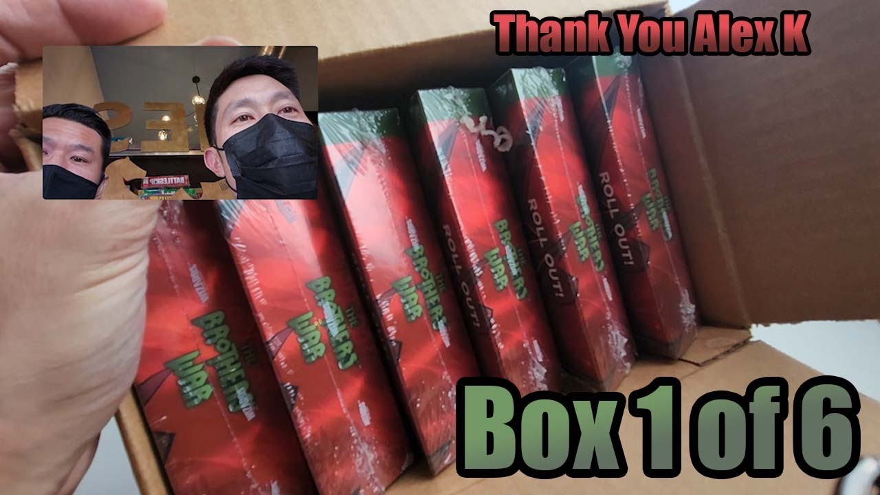 Brothers' War COLLECTOR BOOSTER BOX OPENING for Alex K + MYPLAYMAT Foil ...