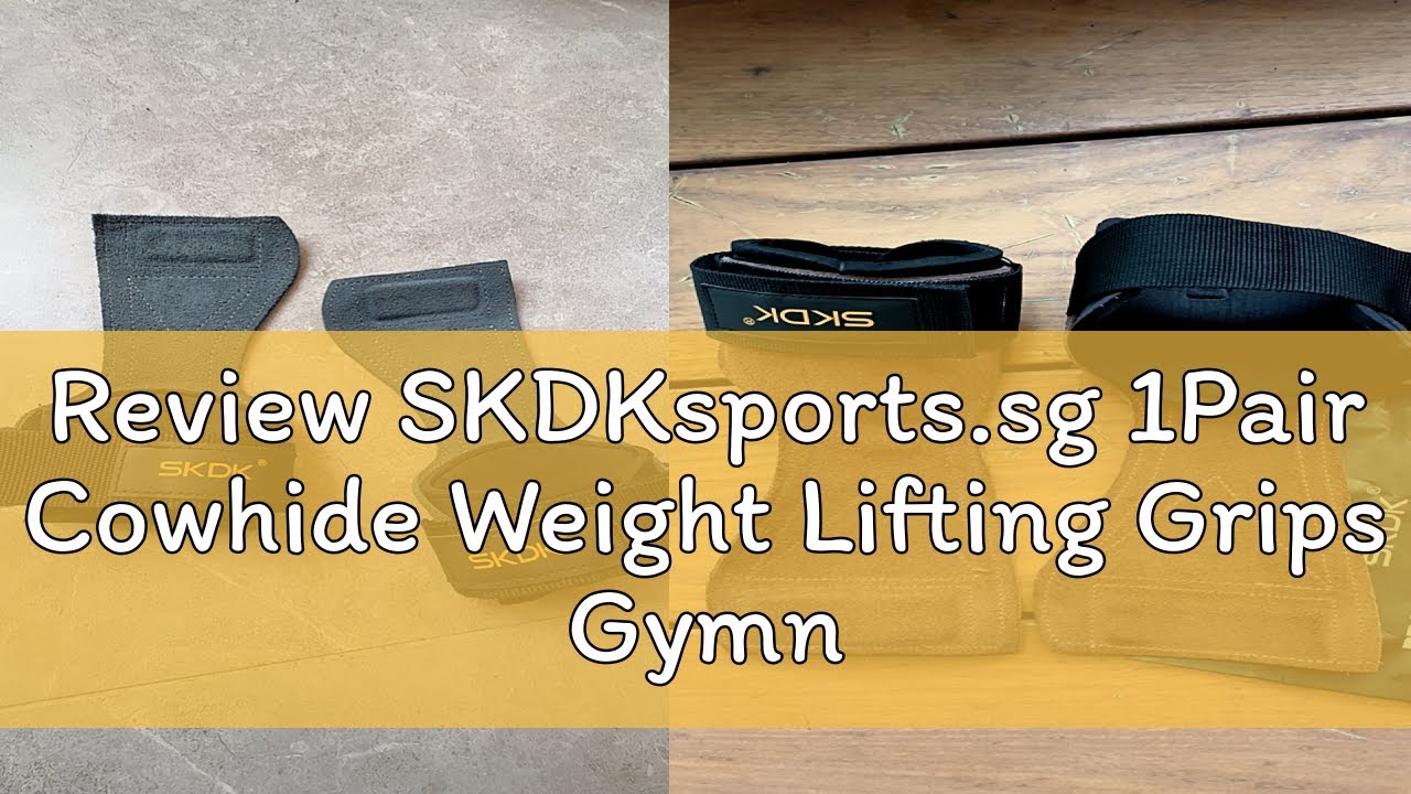 Review SKDKsports.sg 1Pair Cowhide Weight Lifting Grips Gymnastics ...