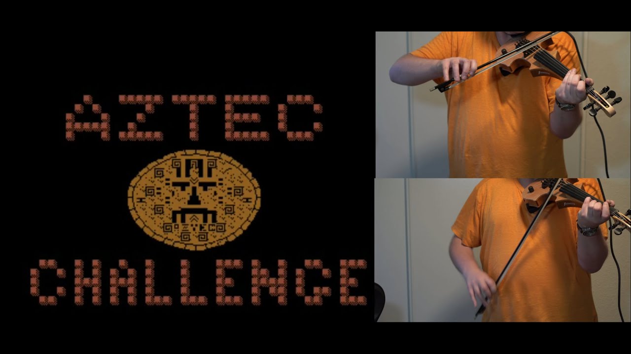 C64 - Aztec Challenge (1982) - Electric Violin Cover - YouTube