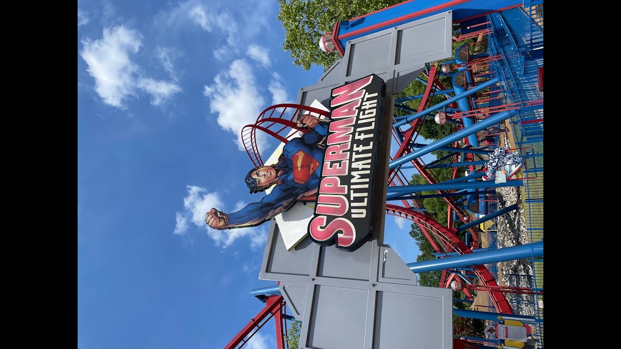 SUPERMAN ULTIMATE FLIGHT POV SIX FLAGS OVER GEORGIA - YouTube