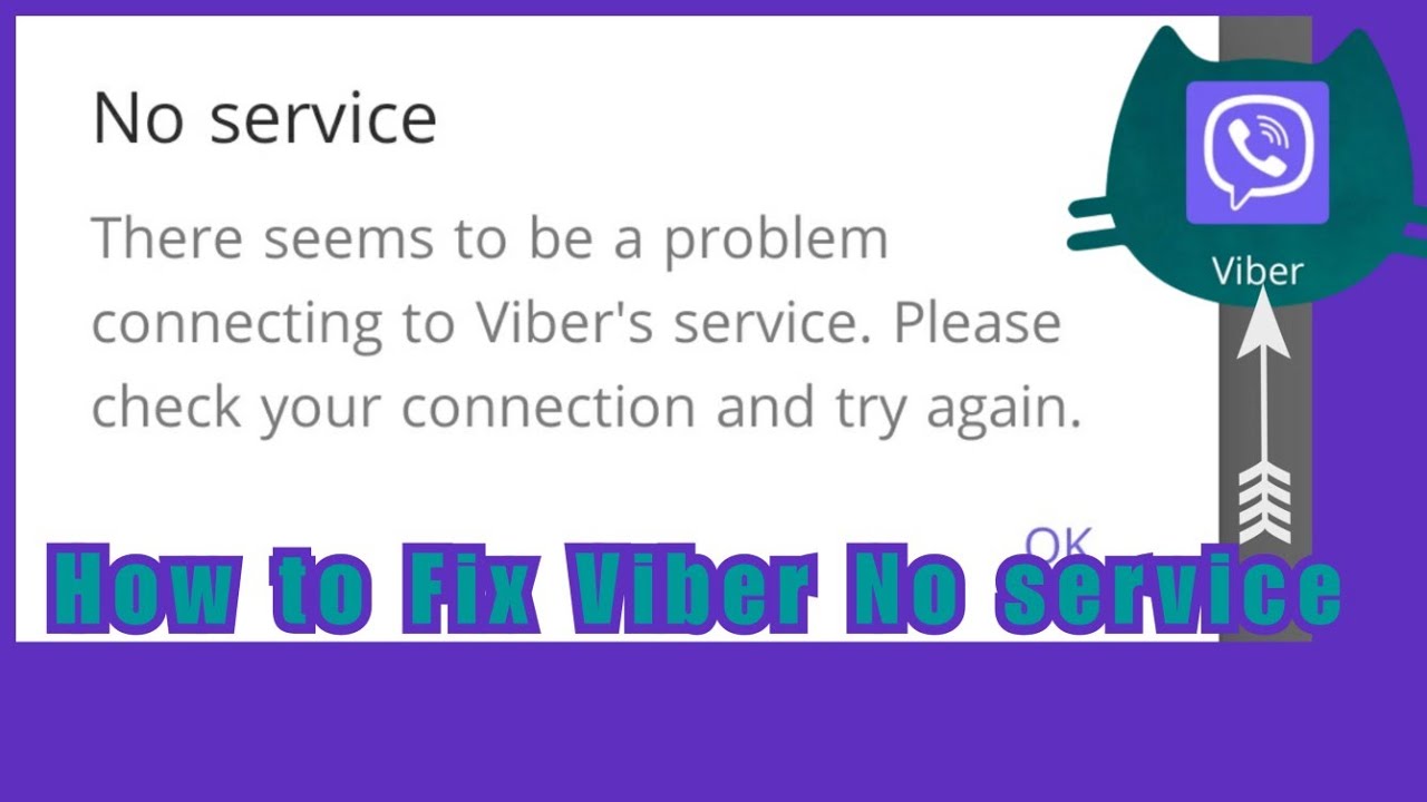 How to Fix Viber No Service Error for any device - YouTube