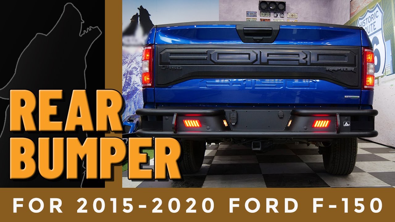 Ford 2015-2020 F-150 Rear Bumper install from Wolfstorm Offroad ...