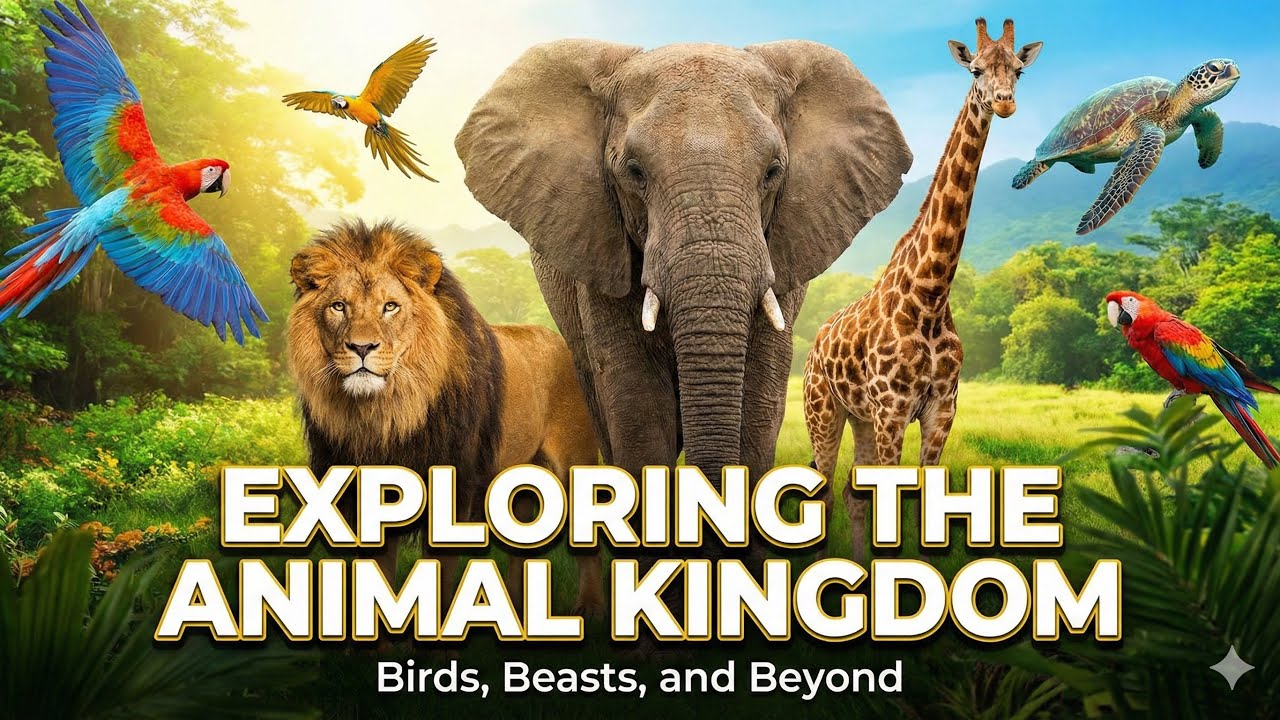 “Exploring the Animal Kingdom: Birds, Beasts and Beyond” - YouTube