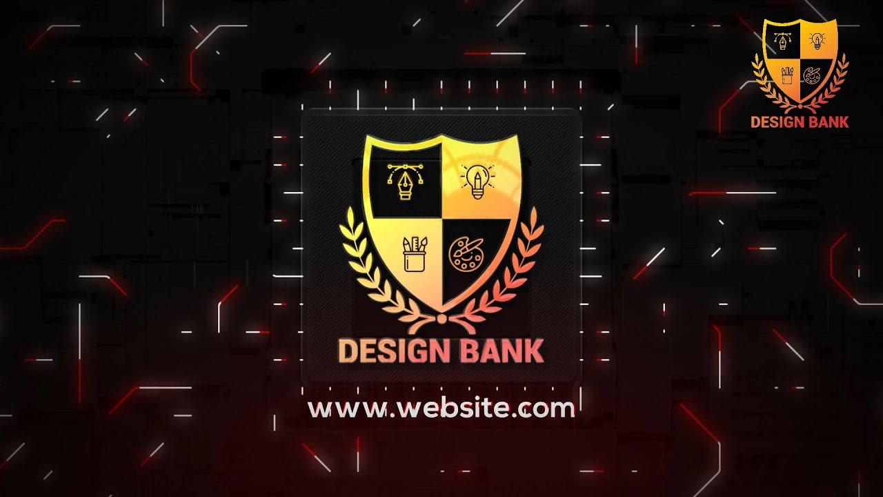 ID #1223 - Tech Logo Animation Intro Reveal - Design Bank Logo ...