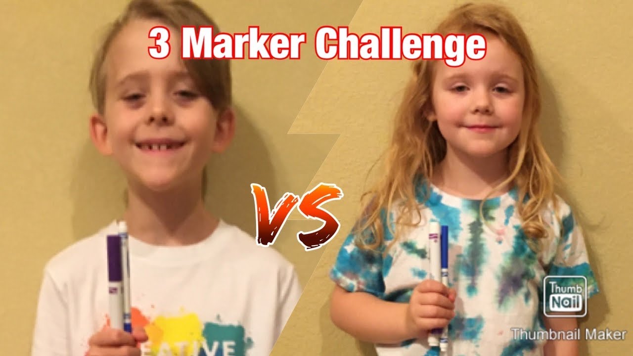 3 Marker Challenge - YouTube