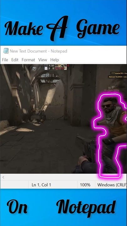 Can we make a game in notepad using ChatGPT #chatgpt #games #shorts #viral - YouTube