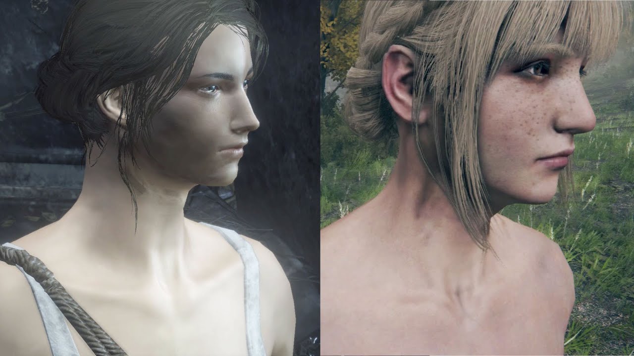 Character Faces - Dark Souls 3 VS Elden Ring - YouTube