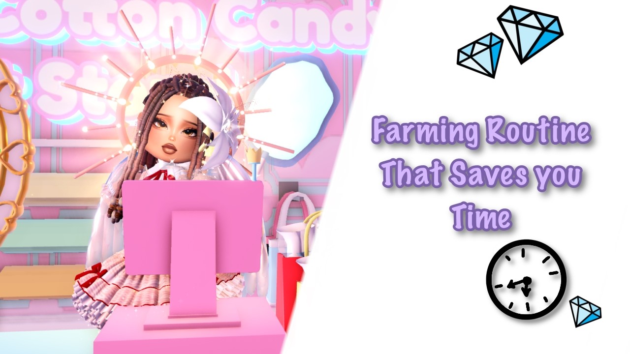 Save Diamonds and Time With This Farming Routine in royale high - YouTube
