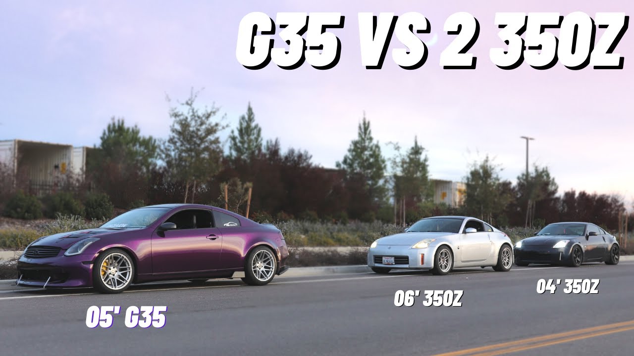 1 G35 vs 2 350z (Mexico) - YouTube
