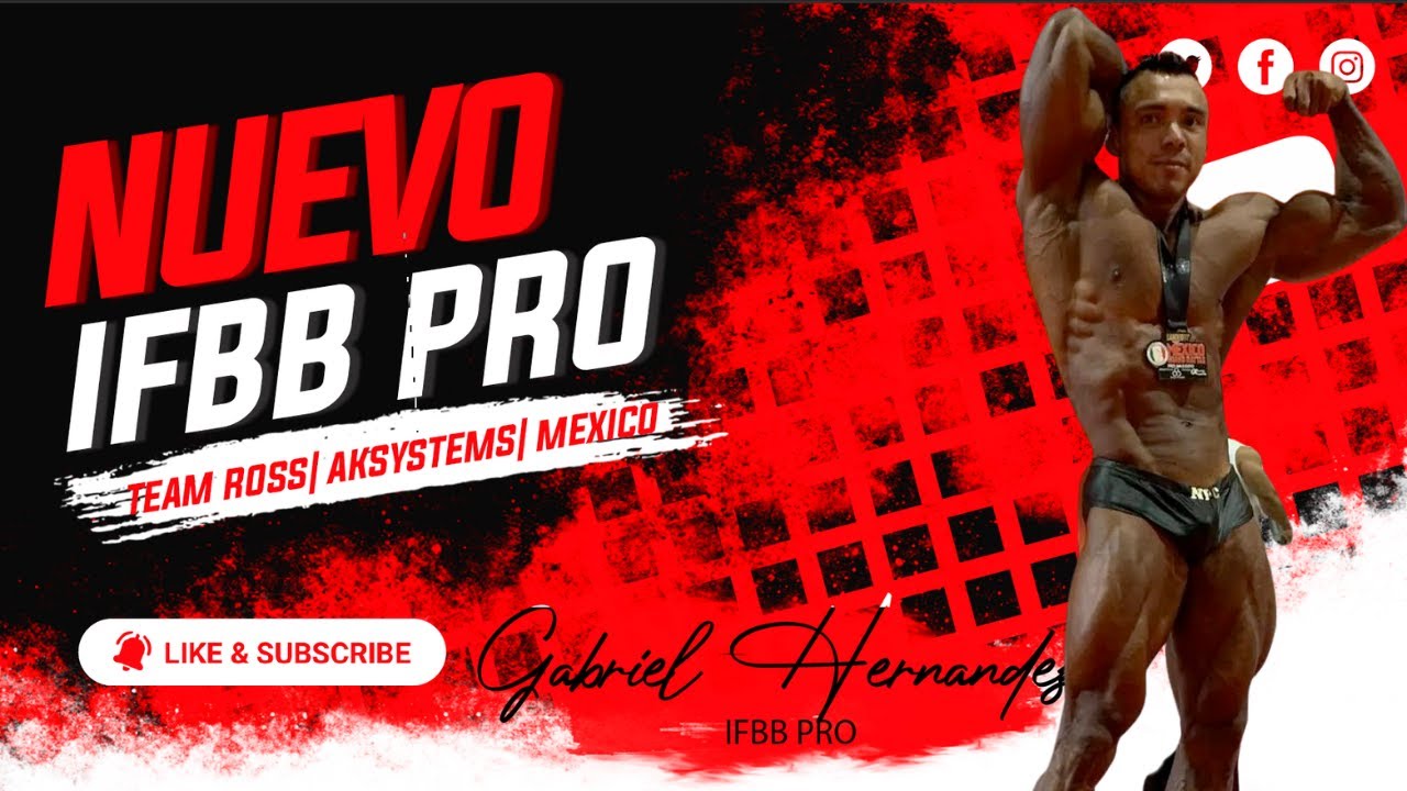GABRIEL HERNANDEZ NUEVO IFBBPRO. #culturismo #bodybuilding #npc # ...