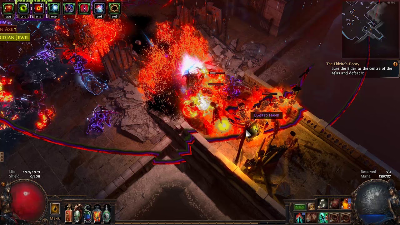 PoE 3.4 shaped Siege Map + 4 sextants + Beyond - YouTube