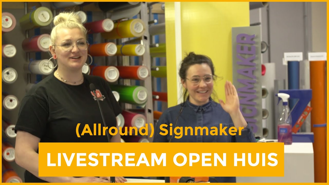 Online Open Huis LIVESTREAM Allround Signmaker Nimeto | NIMETO - YouTube