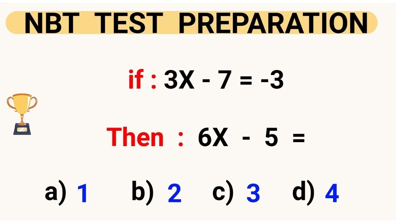 NBT Mathematics 2025 Preparation | Entrance Exam | National Benchmark ...