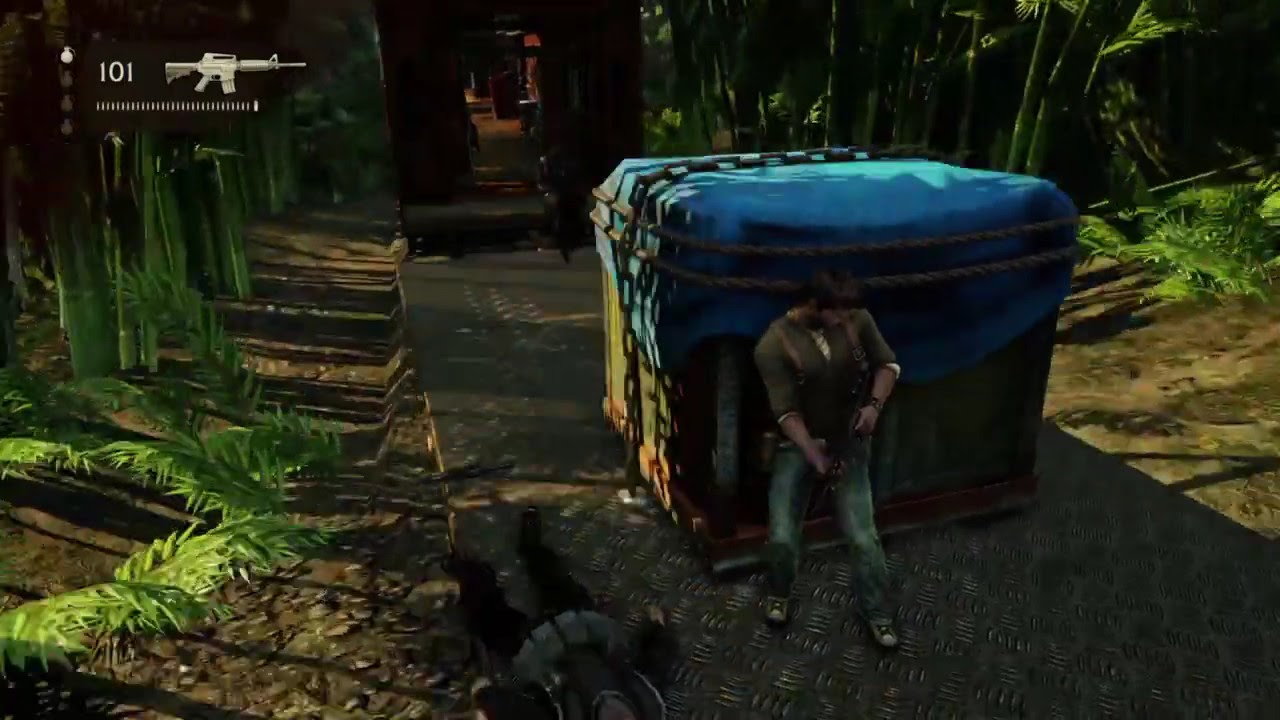 Uncharted™: The Nathan Drake Locomotion stealth gameplay trailer ...