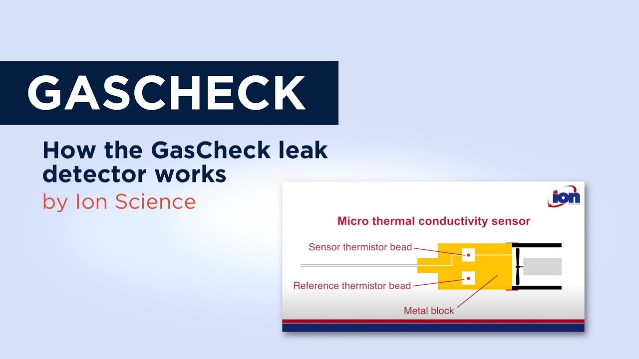 How GasCheck handheld leak detector works - YouTube