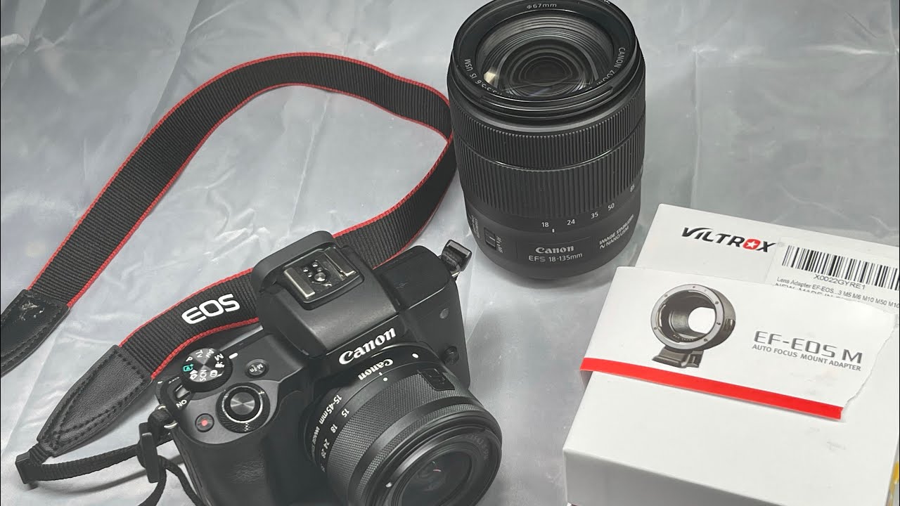 Installing the Viltrox EF-EOS M Adapter on Canon EOS M50 with the Canon ...