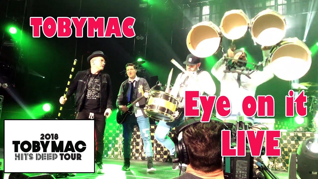 Tobymac - Eye On It LIVE 2018 - Crazy awesome DRUMS - YouTube