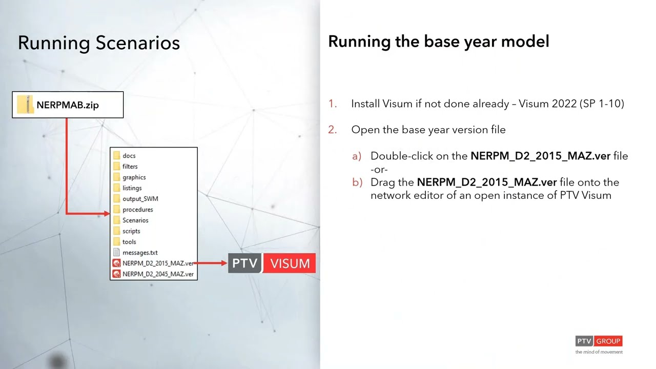 Florida DOT D2 (NERPMAB) PTV Visum Model Application Training (11 of 19 ...