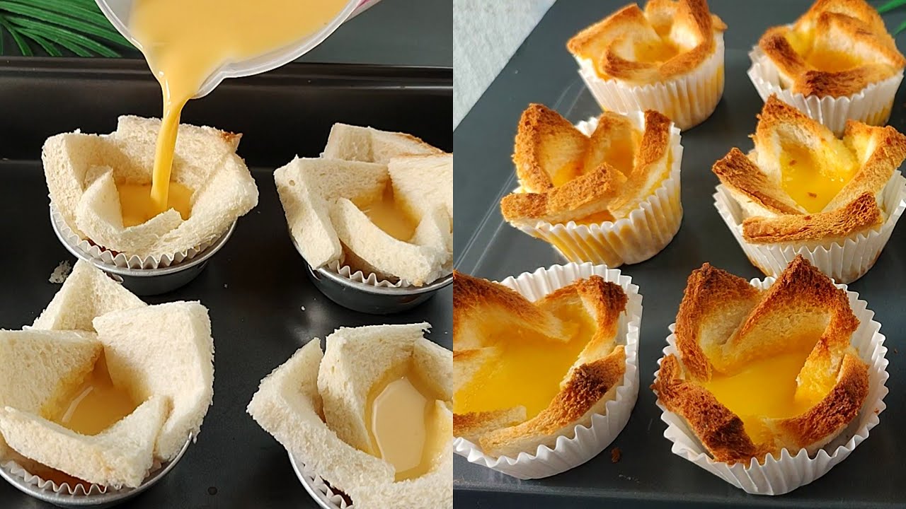 Let's make snack creations from plain bread, so you don't get bored of ...