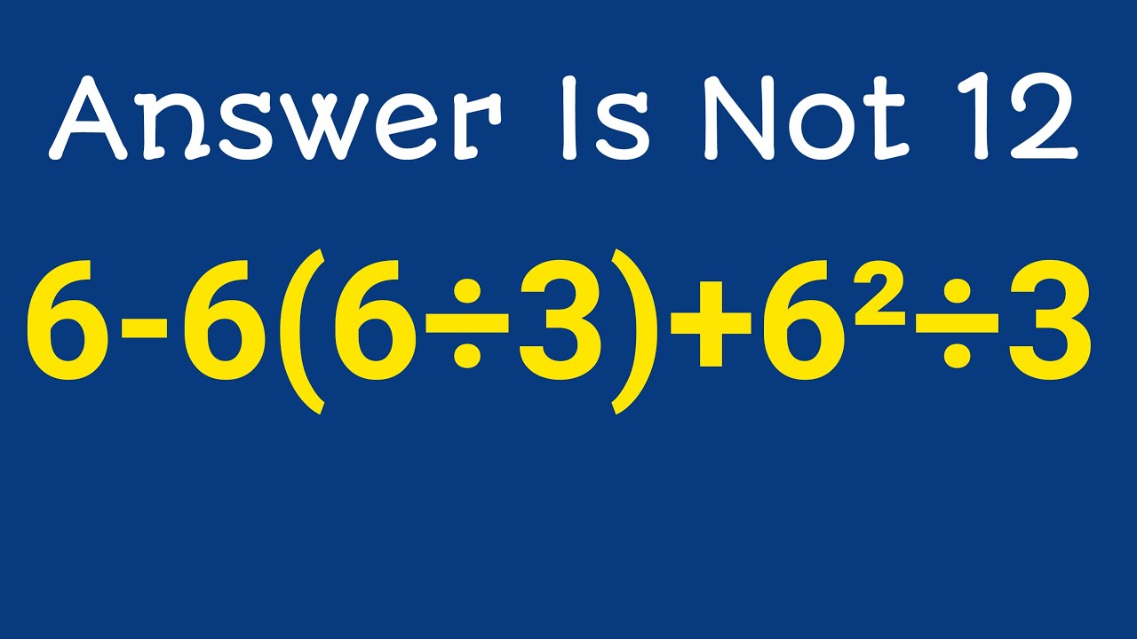 You'll Be Surprised: The Math Problem That's Tricking Everyone - YouTube