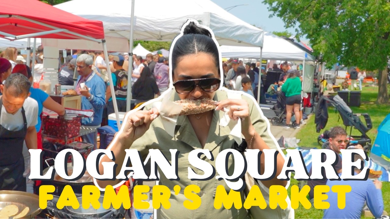 Logan Square Farmer's Market | chicago vlog | Full Tour - YouTube