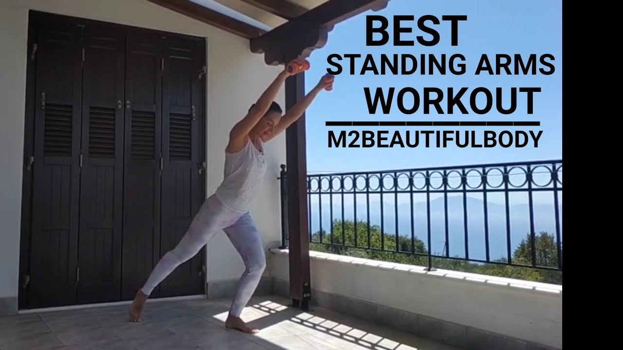 Best Standing Arm Workout - Part 2 | Music Only | Dumbbell Workout ...