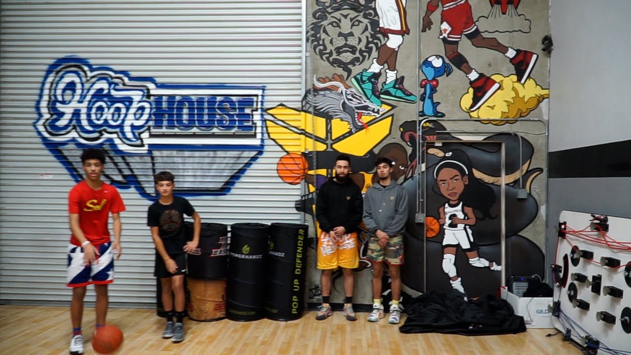 Gold Net Spotlight Ryan Razooky @R2bball Hoop House - YouTube