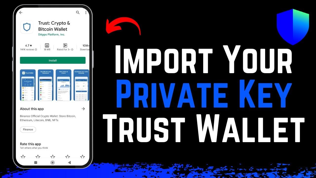 How to Import Your Private Key with Trust Wallet ! - YouTube