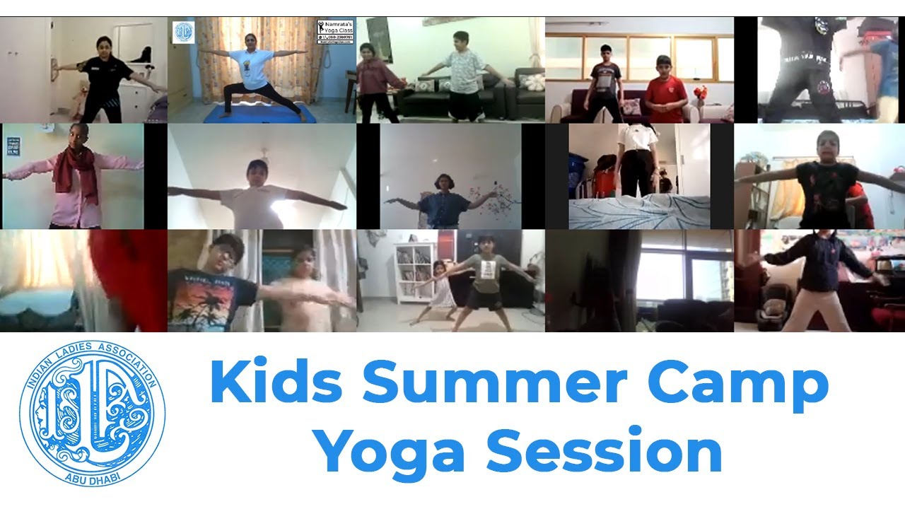 Kids Summer Camp - Yoga Session with Namrata Teacher - YouTube