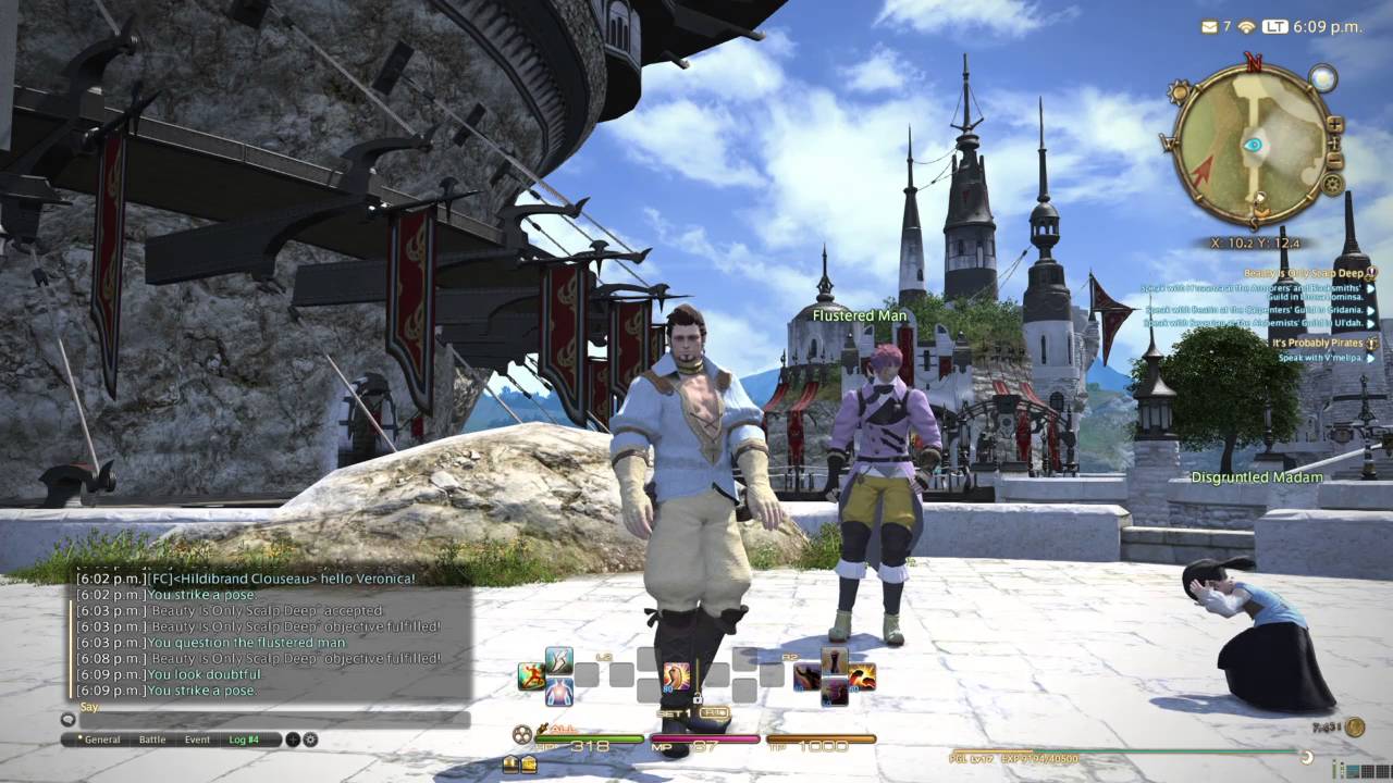 New Highlander Male Pose -FINAL FANTASY XIV - YouTube