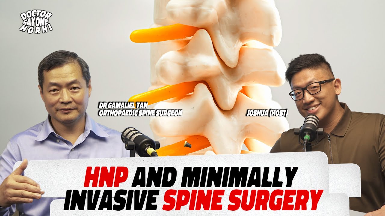 Slipped Disc and Minimally Invasive Spine Surgery with Dr Gamaliel Tan ...