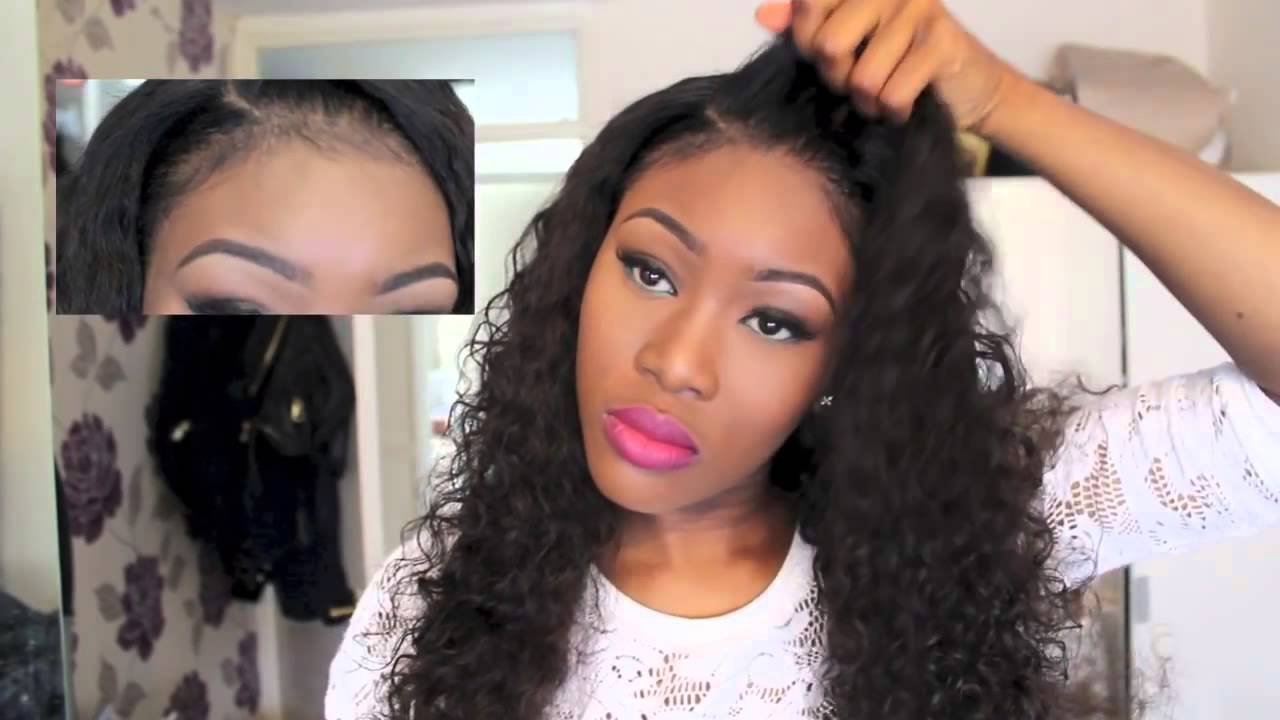 2015 My Curly Hair Routine ft. Mercy's hair extensions (Mongolian loose ...