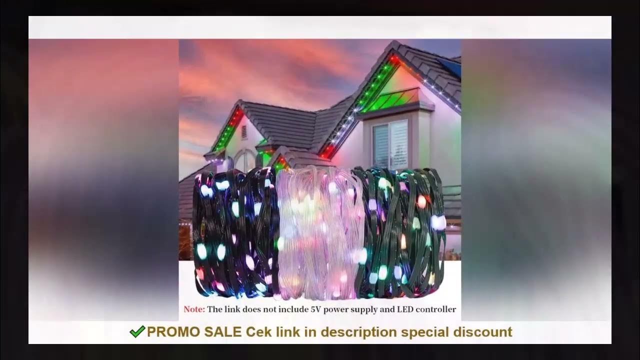 WS2812B RGBIC LED String 5M-20M Party Christmas Lights Dream Color ...