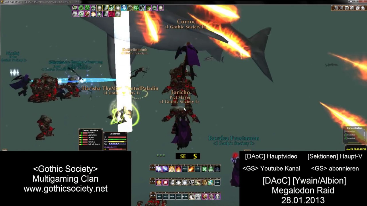 [DAoC] [PvE] Megalodon Raid 28.01.2013 von GS|Leanansidhe [Gothic ...