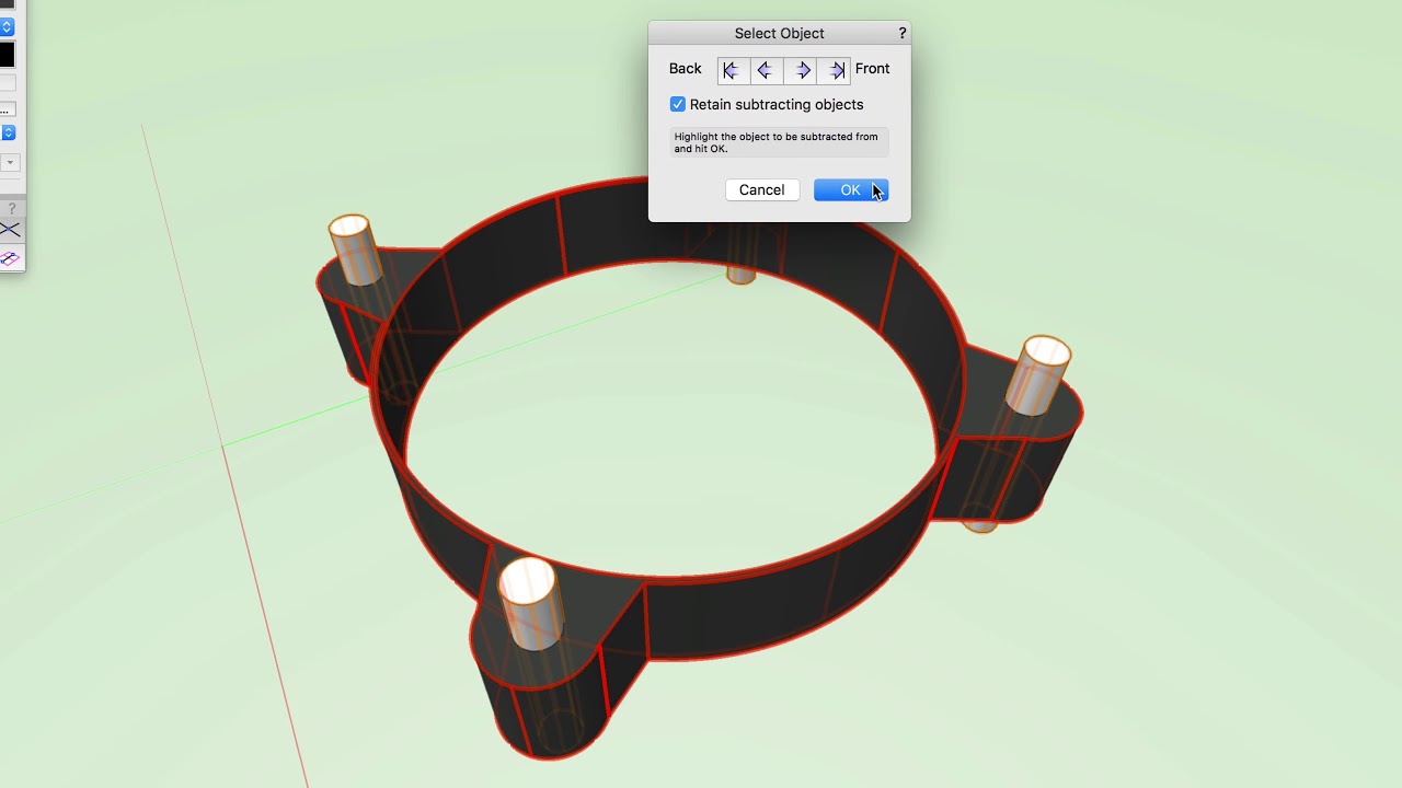 Manipulating 3d Geometry Add And Subtract Solids Youtube 1440